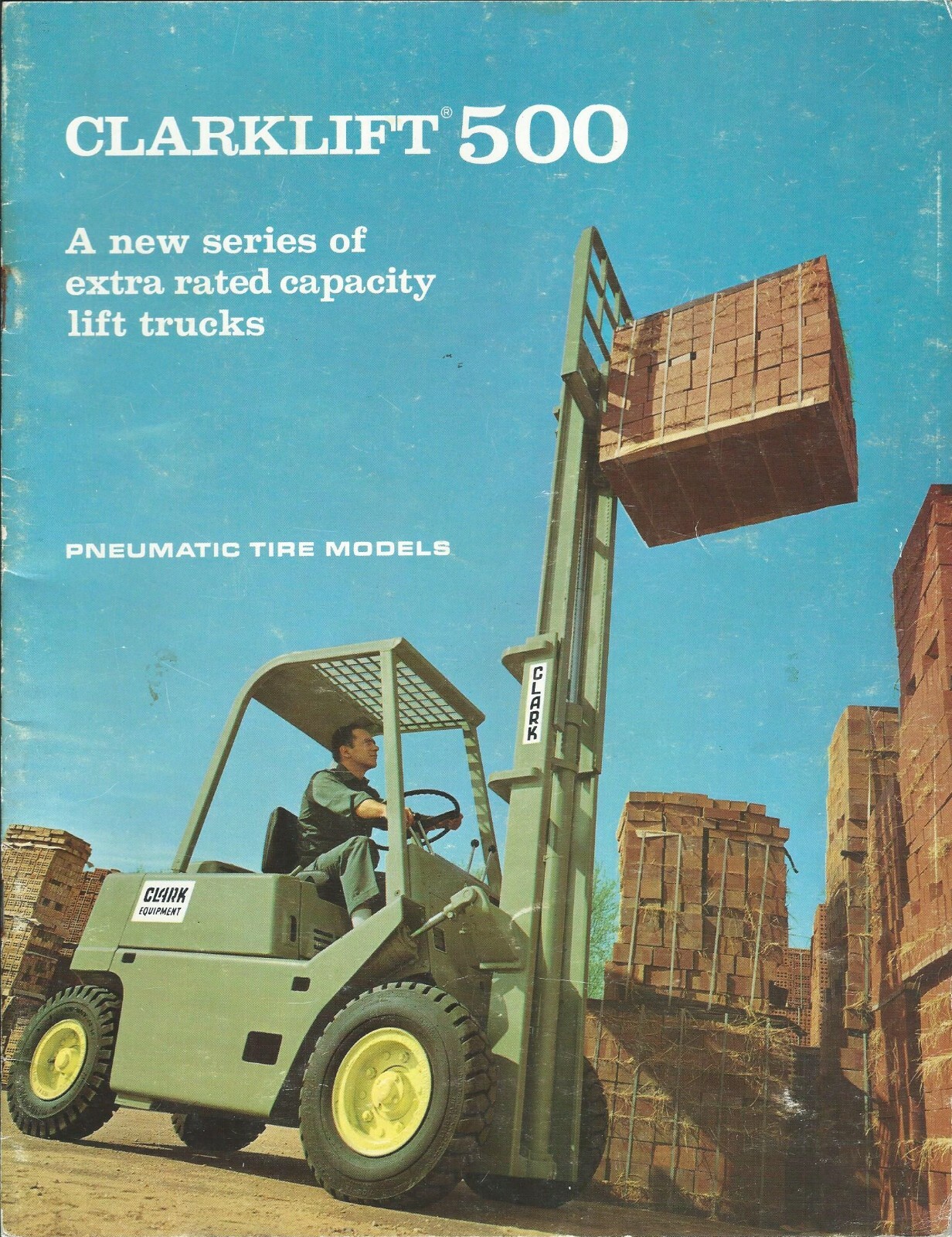 Fork Lift Truck Brochure - Clark - Clarklift 500 - c1971 (LT413) | eBay