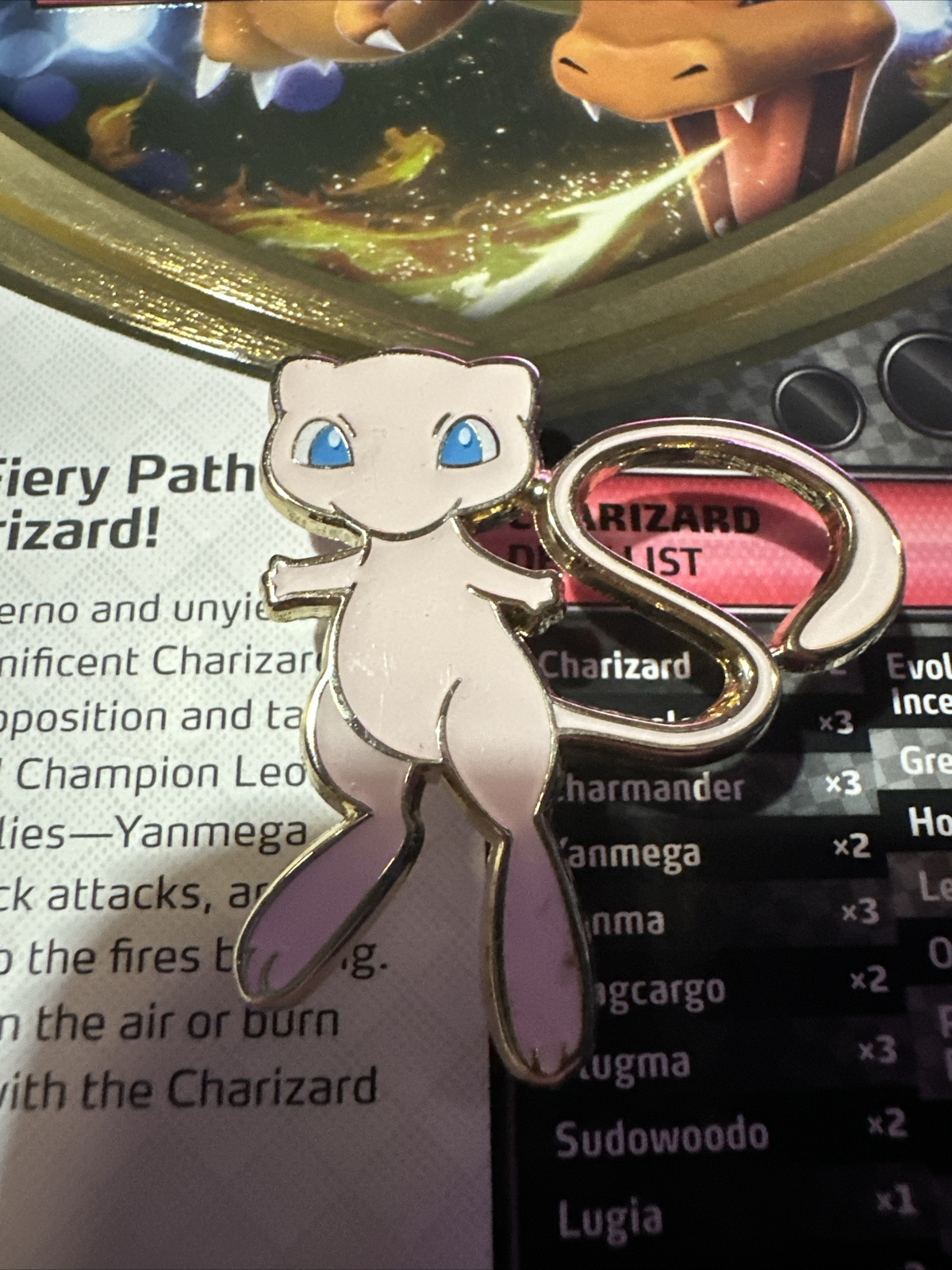 Mew - Pokemon Card Collector's Pin Genuine Official Pokémon TCG Like ...
