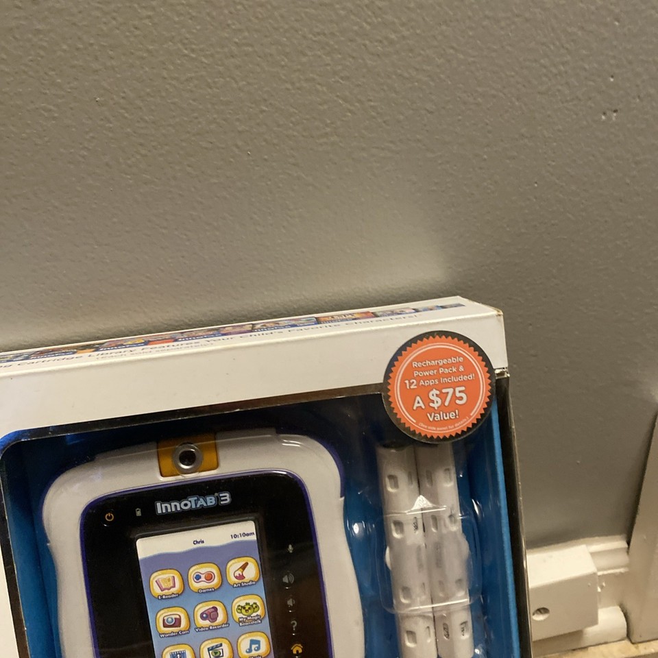 VTech InnoTab 3 Plus Learning Tablet 4GB Blue Camera Videos Songs 2015 ...