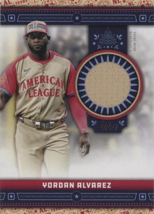 2024 Topps Update Series - All-Star Stitches Yordan Alvarez #ASR-YA ...