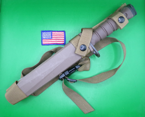 OKC3S USMC - 2003 Bayonet Combat Knife 8” Blade, Leg Strap & Scabbard ...
