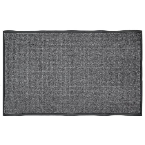36x60 in Large Charcoal Gray Rubber Commercial Door Mat Outdoor Entry ...