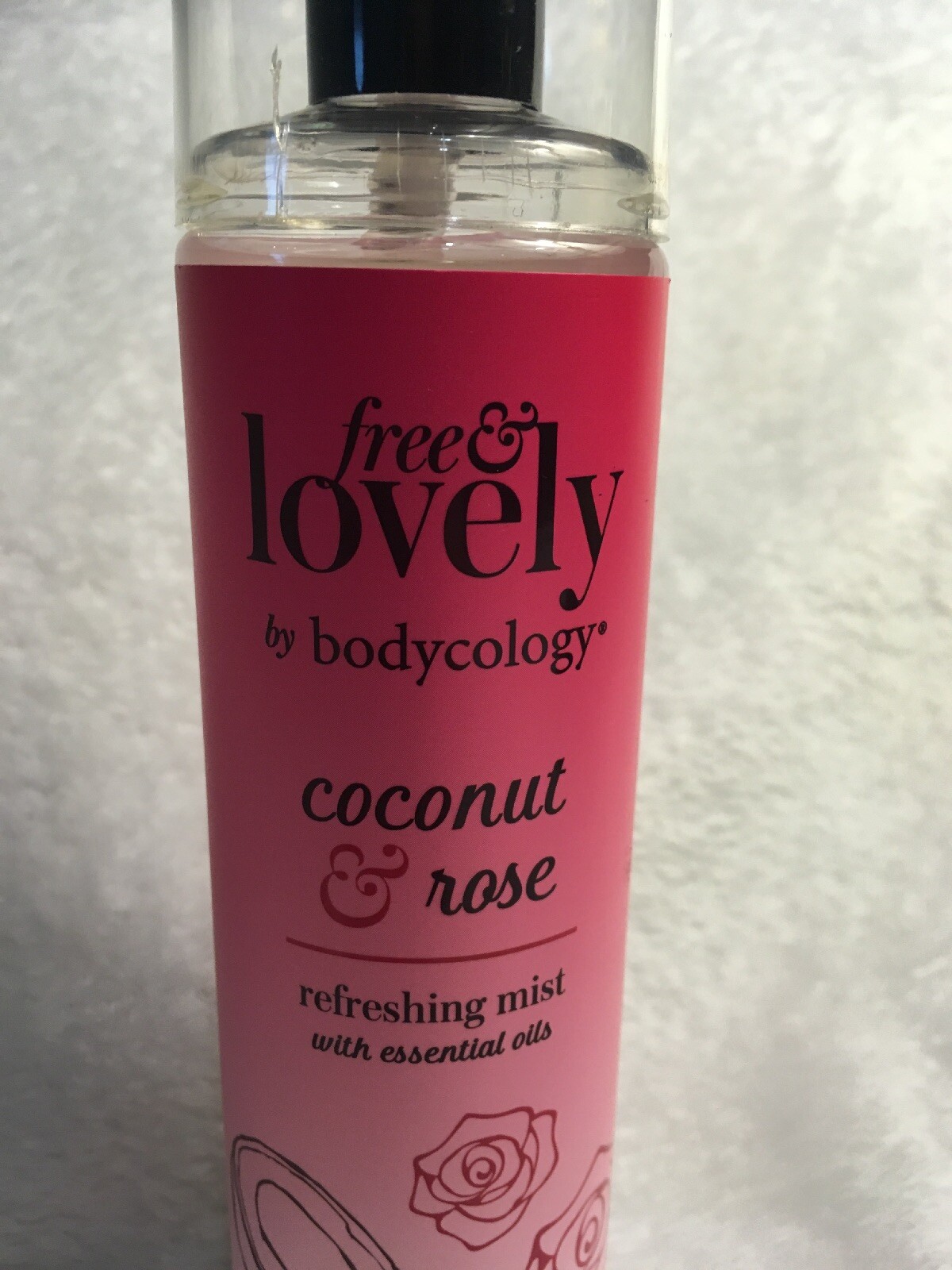 5 bodycology Lovely Coconut Rose Refreshing Mist Spray Essential Oils 8 ...
