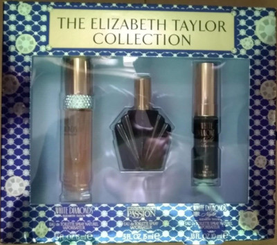 New The Elizabeth Taylor Collection Perfume Set White Diamonds Passion ...
