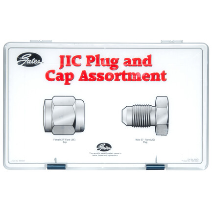 Gates 85003 Hydraulic Coupling/Adapter Jic (Mj) Plug And Cap (Fj) Kit ...
