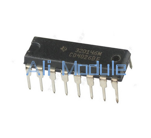 5Pcs CD4026 CD4026BE 4026 IC CMOS Counters Decade/Divider DIP-16 | eBay UK