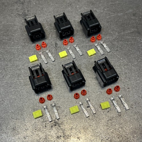 6pcs Ignition Coil Connector Plug & Terminals Ford F E Series 4.6L V6 ...