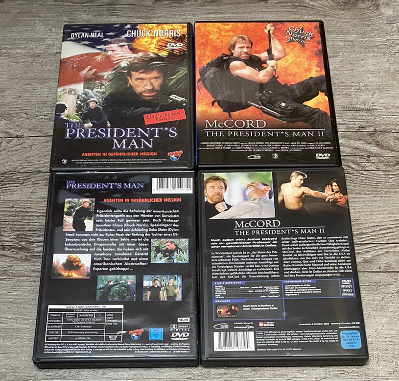 🧨 CHUCK NORRIS „THE PRESIDENT‘S MAN 1+2“ [McCORD UNCUT COLLECTION ...