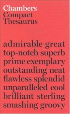 Chambers Compact Thesaurus by Chambers Hardback Book The Fast Free ...