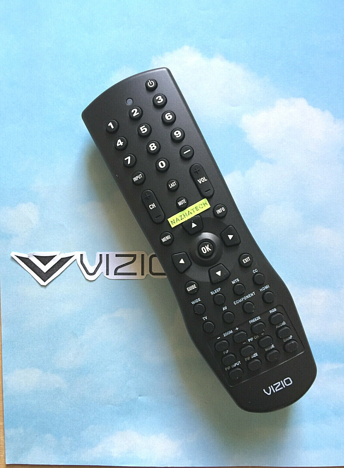 NEW Vizio TV Remote JV50P VX52L VX42L VX37L VW42L, VR1, VW37L | eBay