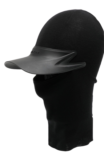 Authentic Givenchy Wool Knitted Balaclava Visor $1,094 Black NEW | eBay