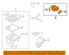 GM OEM Air Cleaner-to Intake Tube Duct Hose 25779793 for sale online | eBay