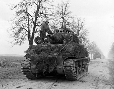 WW2 WWII Photo World War Two / US Army 2nd Armored Division Germany ...