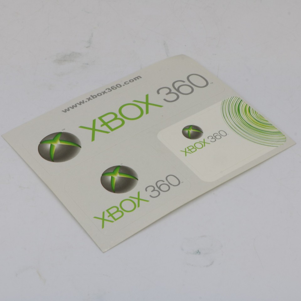 Xbox 360 Sticker Set | Microsoft Promo Item Decal Logo Badge | eBay UK
