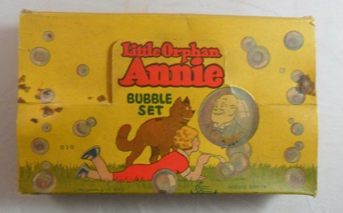 VINTAGE 1930'S LITTLE ORPHAN ANNIE BUBBLE SET J PRESSMAN SANDY DADDY ...