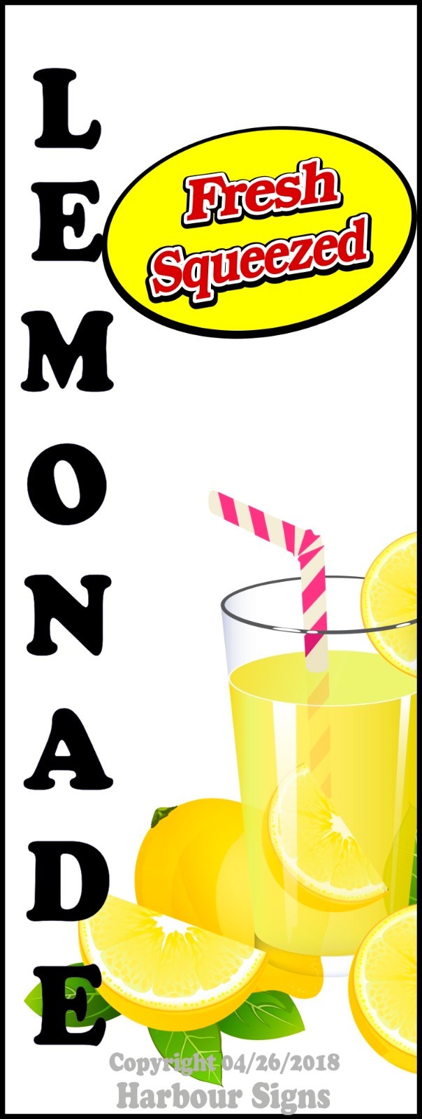 Lemonade Fresh Squeezed DECAL (Choose Your Size) Food Truck Concession ...