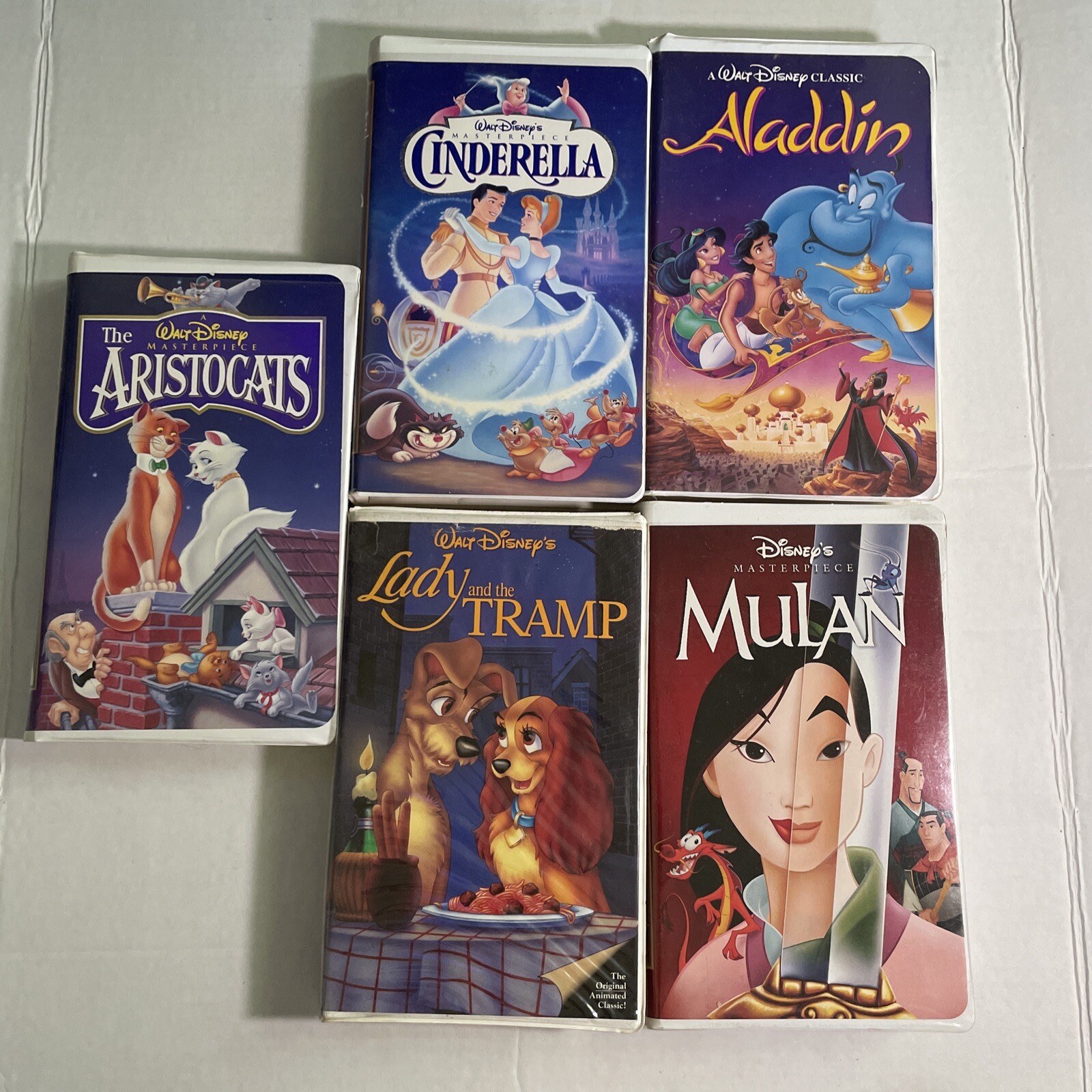 Walt Disney Childrens Classic VHS Movies Tapes Lot of 5 Movies | eBay