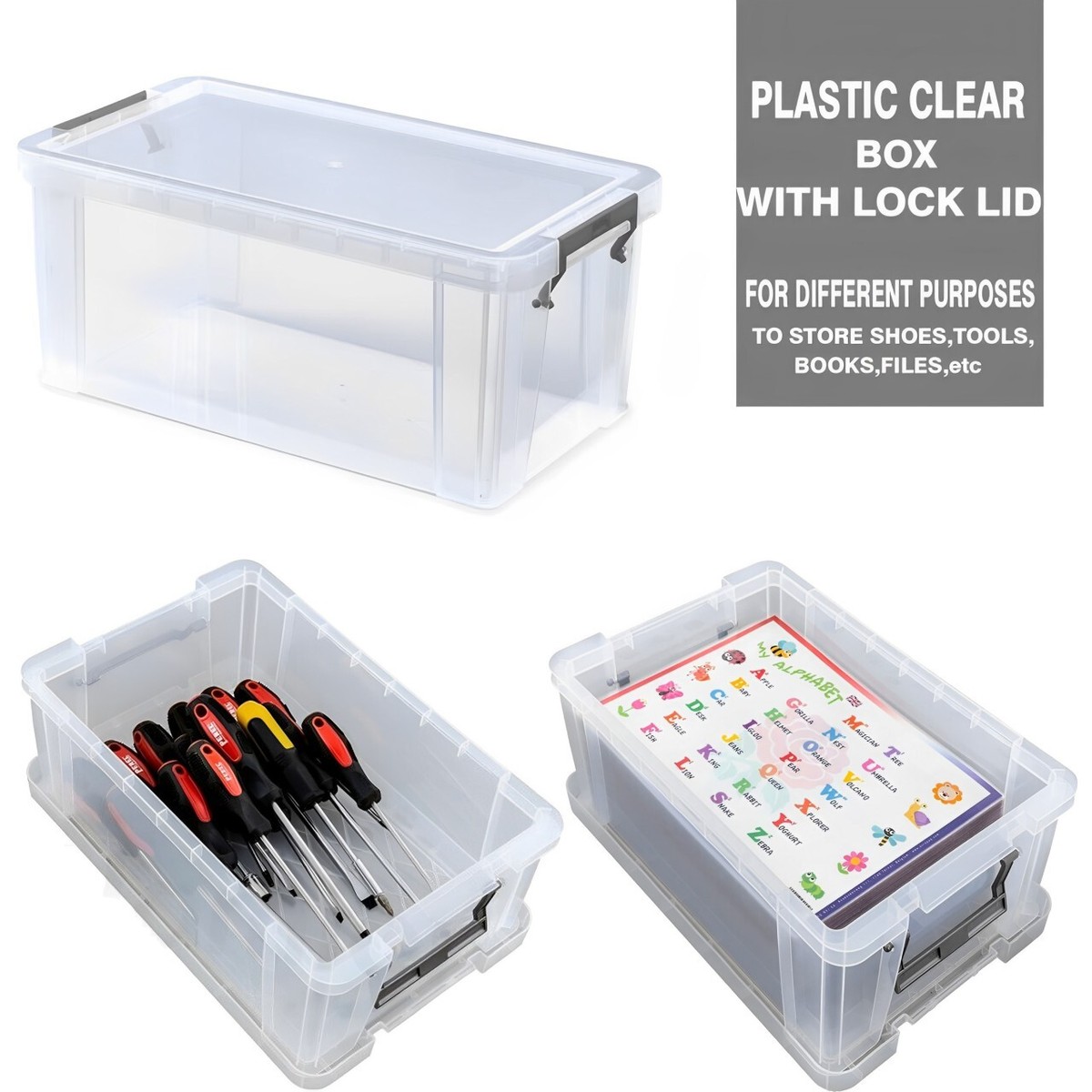 Lockable Plastic Storage