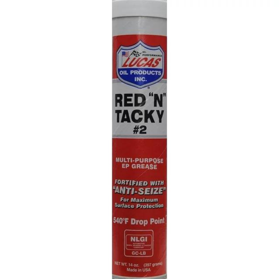 3 PACK Lucas Oil 10005-30 Red N Tacky Multi-Purpose Grease 14 oz ...