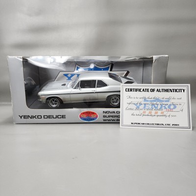 Supercar Collectibles GMP 1970 Yenko Deuce Nova LT1 350 Silver 1:18 Diecast | eBay