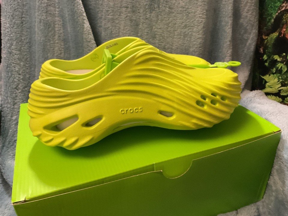 Crocs Echo Wave Lime Punch Green Size 8 Mens Women 10 *NEW* | eBay