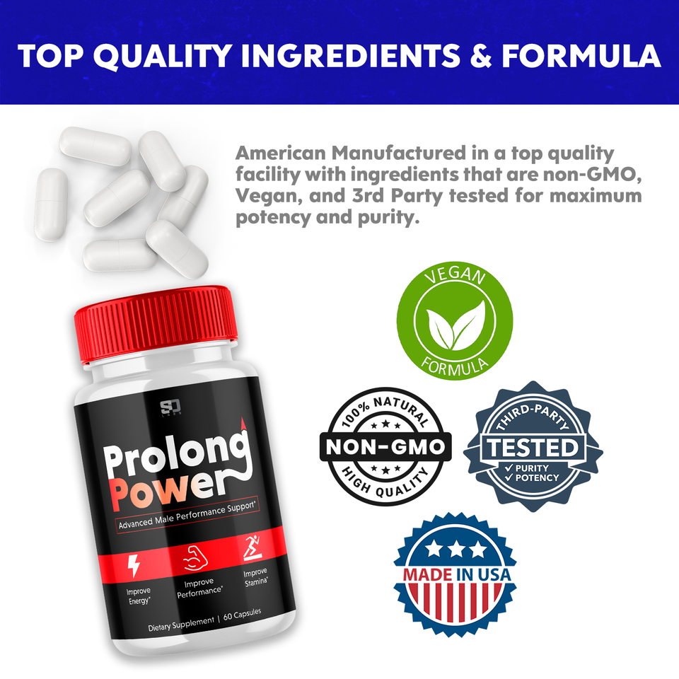 Prolong Power Capsules - Boost Male Vitality and Performance (2 Pack ...