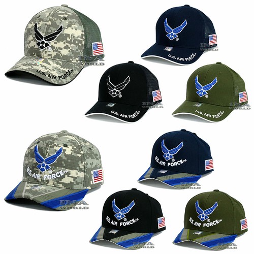 U.S. AIR FORCE Hat USAF Logo Cap Official Licensed Military Cotton ...