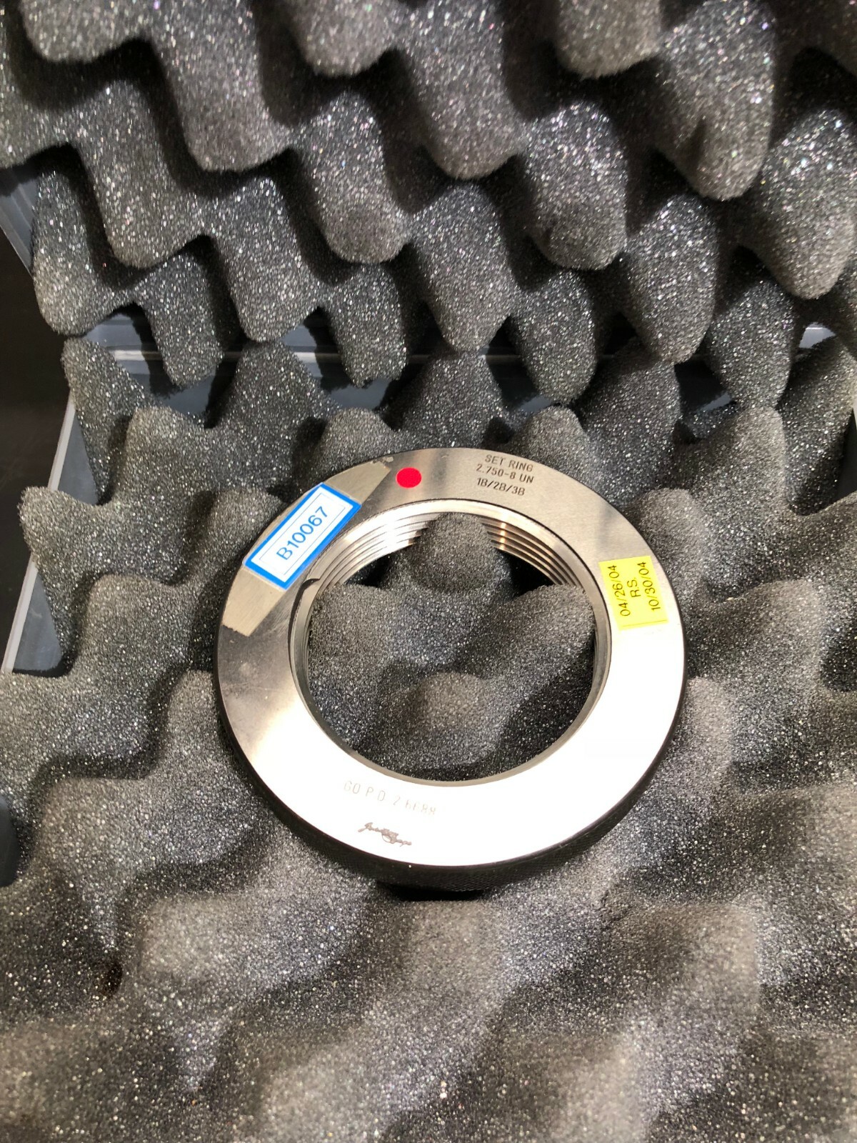 Set Ring 2.750-8 un 1b/2b/3b 60 p.b. 2.6688 Ring Gage B10067 RL-07 ...