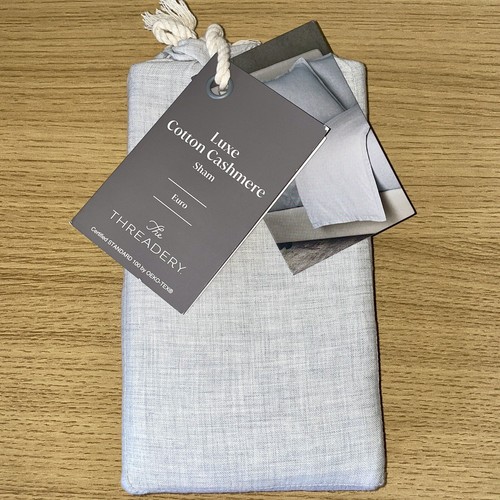 The Threadery Luxe Cotton Cashmere Euro Pillow Sham Pillowcase Square ...