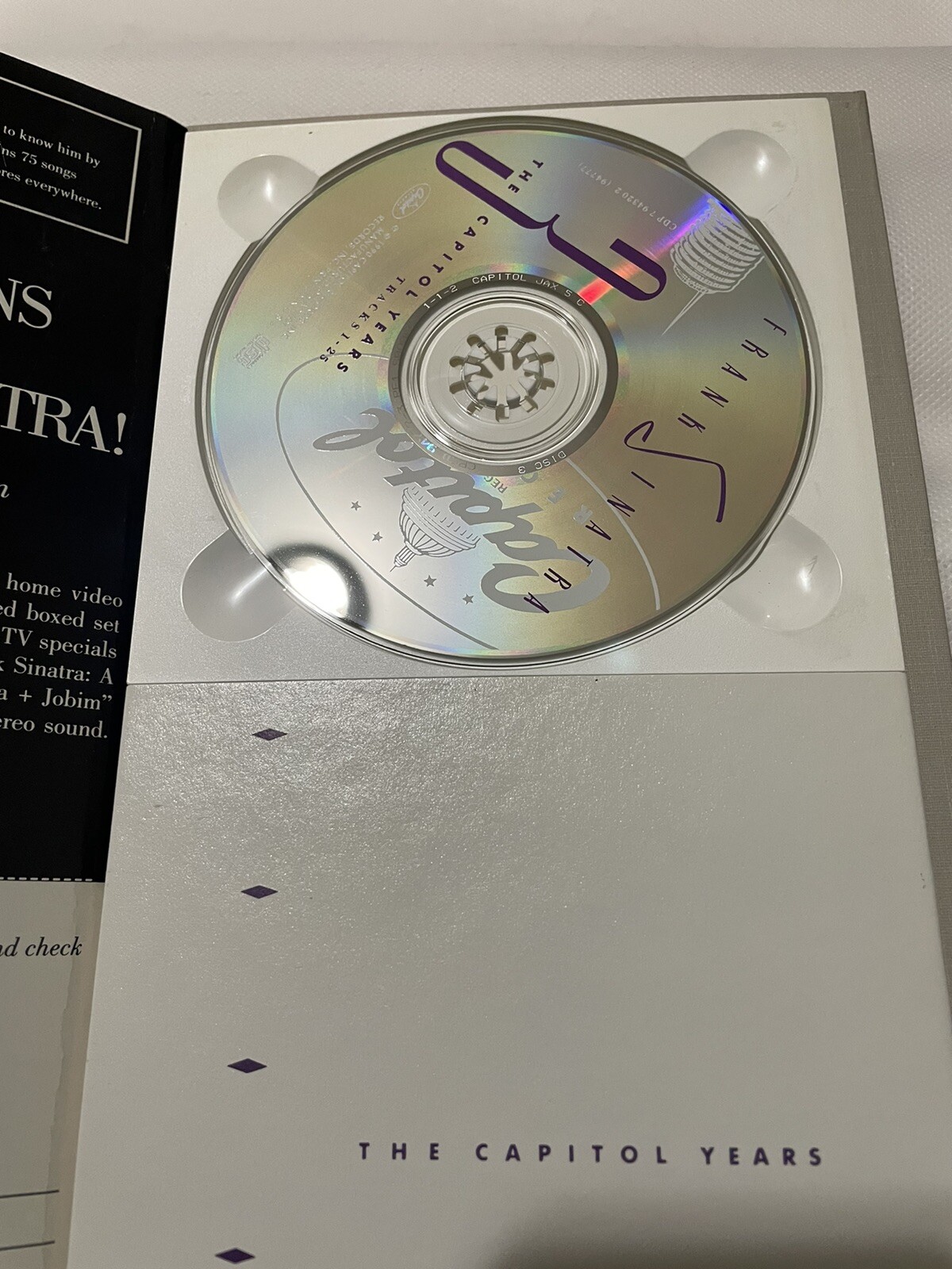 Frank Sinatra The Capitol Years 3 CDs Box Set Capitol Limited Edition ...