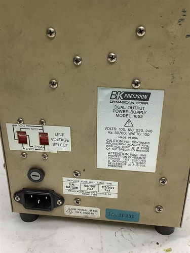 Vintage BK Precision Power Supply Model 1652 Missing Small Knob J5 | eBay