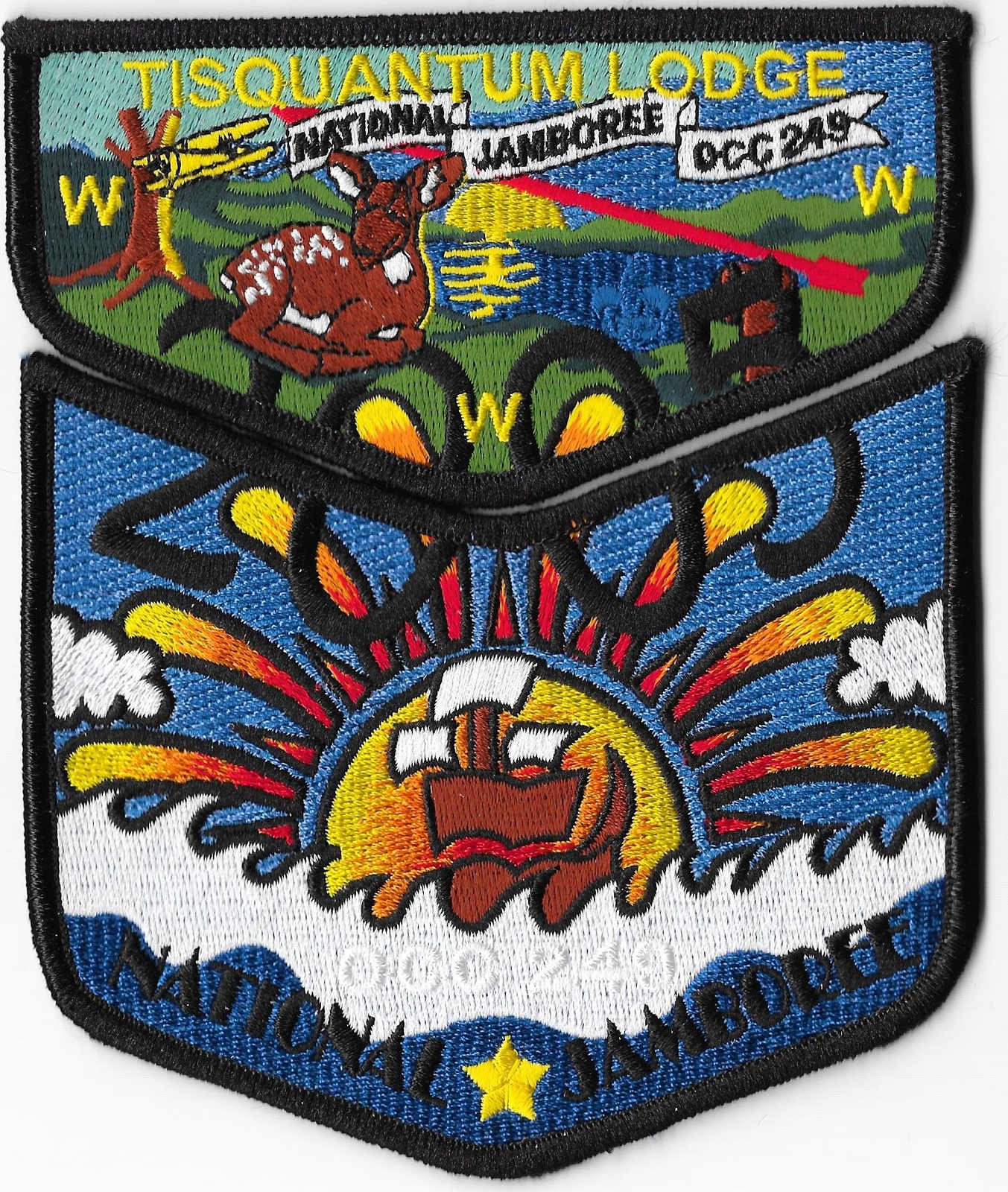 S46 + X8 Tisquantum Lodge 164 2005 National Jamboree Two Piece Set Boy ...