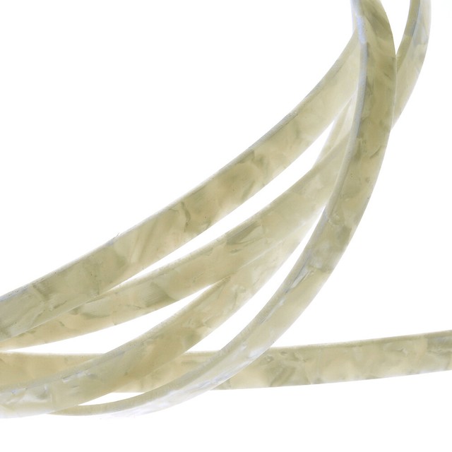 2pcs 5 Feet White Pearl Celluloid Guitar Binding Purfling Strip ...