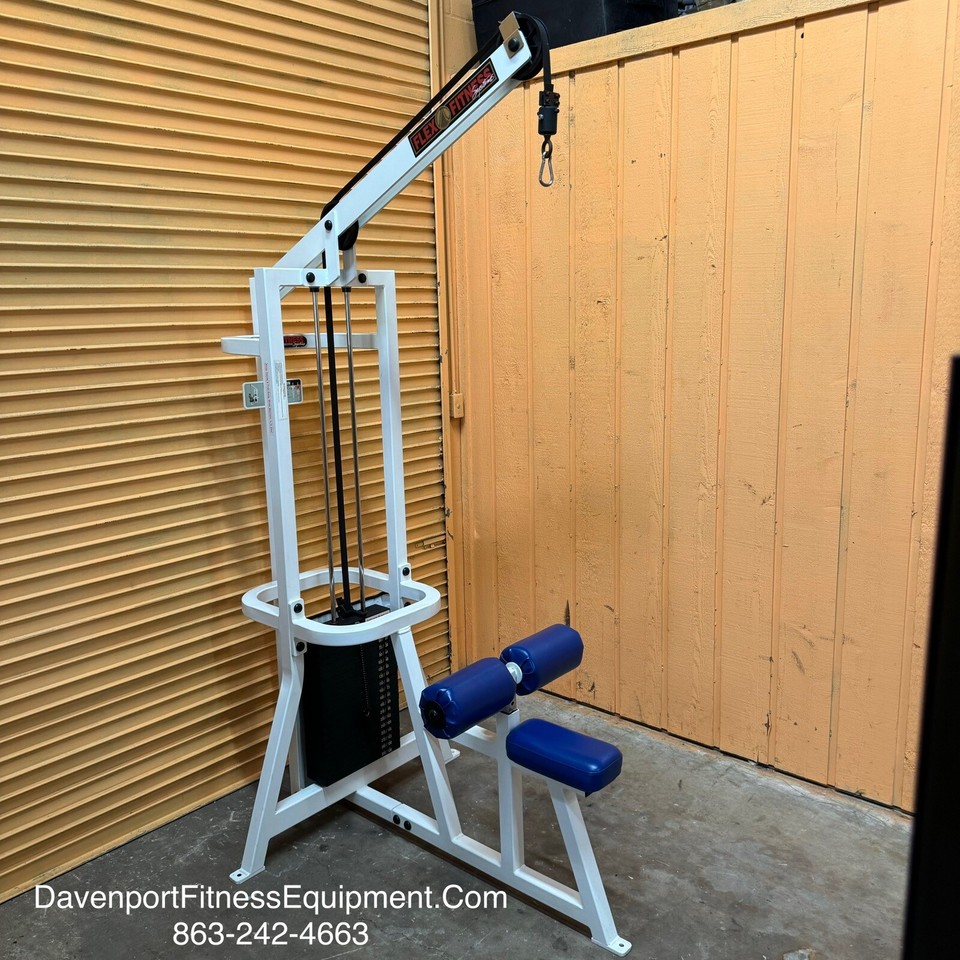 Wow! RARE Flex Fitness Lat Pulldown / Pull Down - Belt Driven With 300 ...