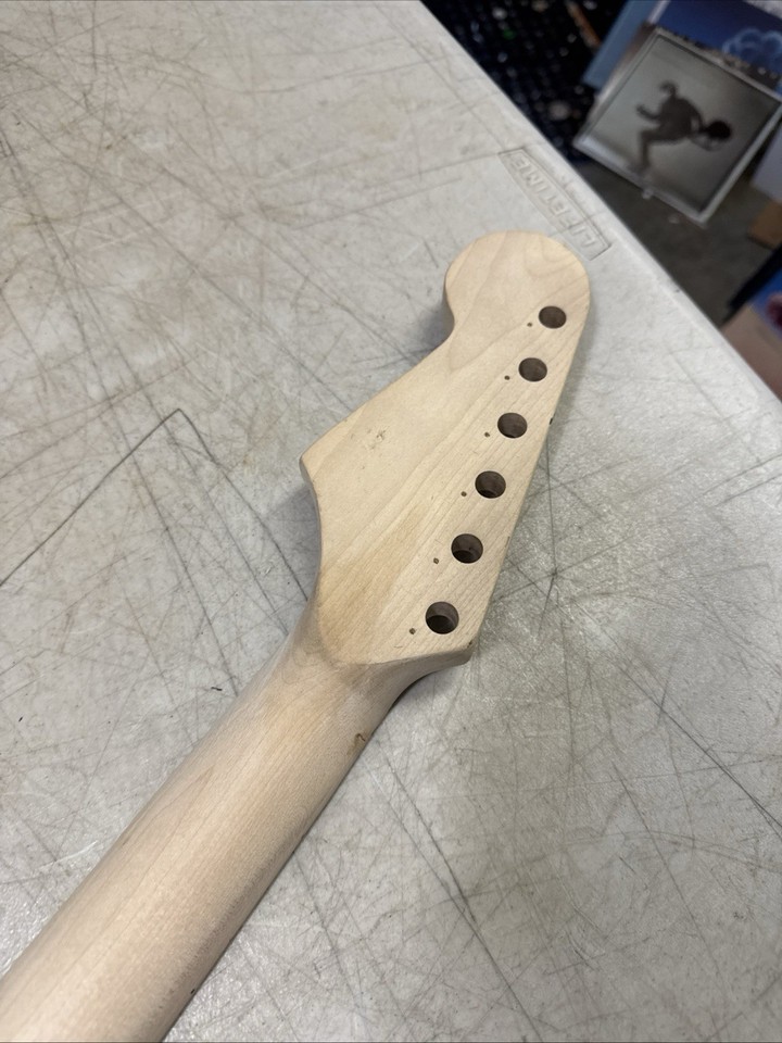 Unbranded Import Guitar Neck for Strat Project unfinished Luthier Build ...