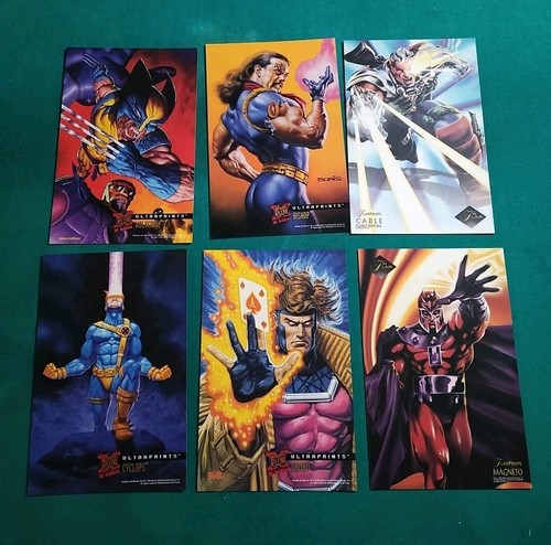 Marvel Flairprints Ultraprints Masterprints 1994/1995 X-Men Oversized ...