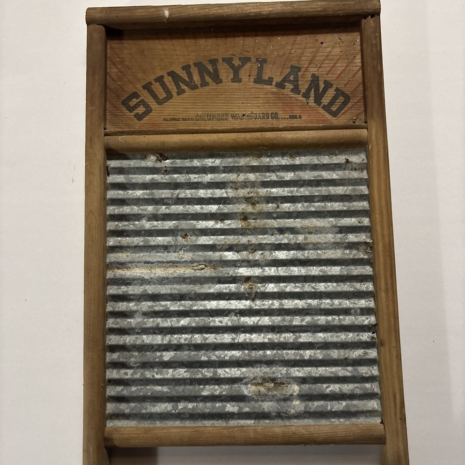 Vintage Sunnyland Washboard Columbus Ohio CO 2090 | eBay