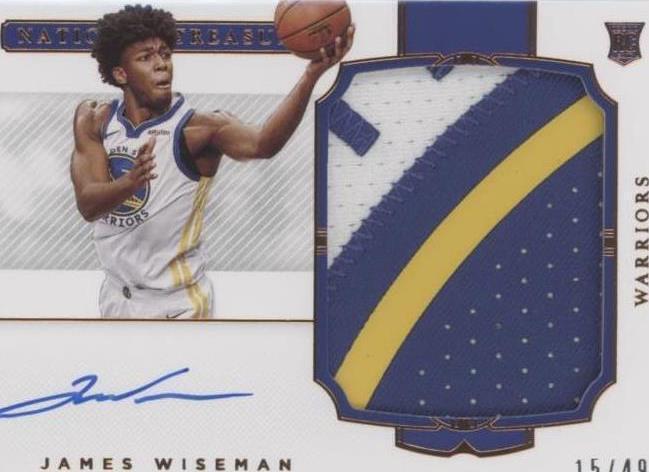2020-21 Panini National Treasures - Rookie Patch Autographs James ...