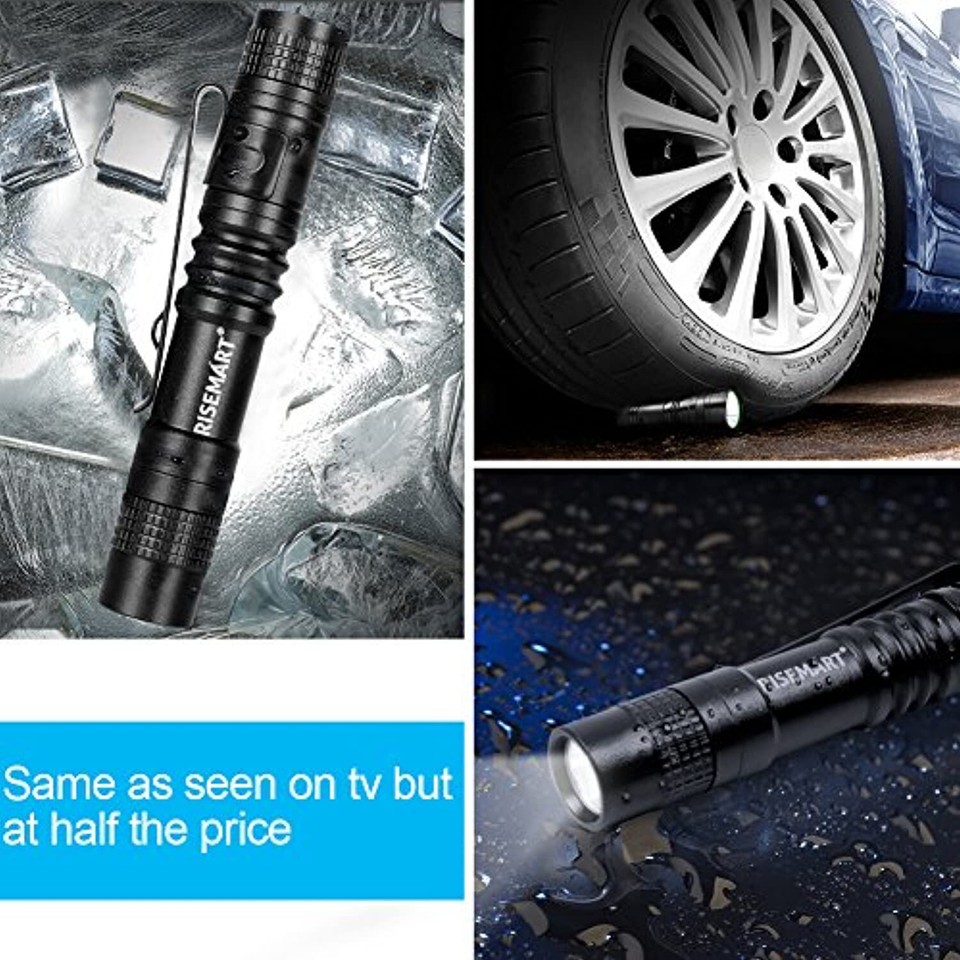 Small Mini LED Flashlight Handheld Pen Light Tactical Pocket Torch ...