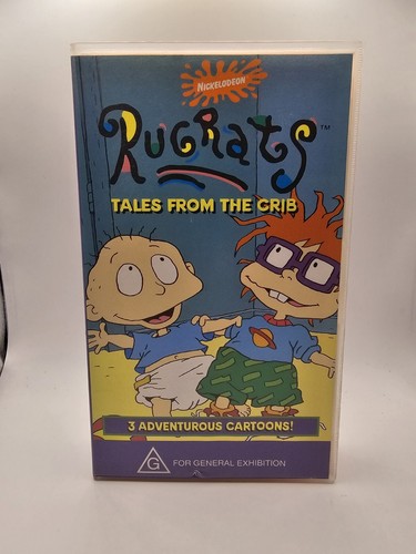 RUGRATS Tales From The Crib - VHS Video Tape Rug Rats Orange Casette ...