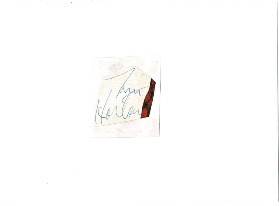 Tim Horton signed autographed index card! AMCo COA! 18501 | eBay