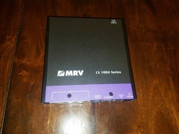 MRV Lx-1004t-001ac Console Server 4 Rs-232 Port 1 Ethernet AC Power for ...