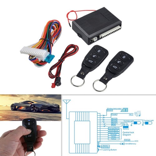 Car Remote Door Lock Central Locking Door Key Entry System Remote ...