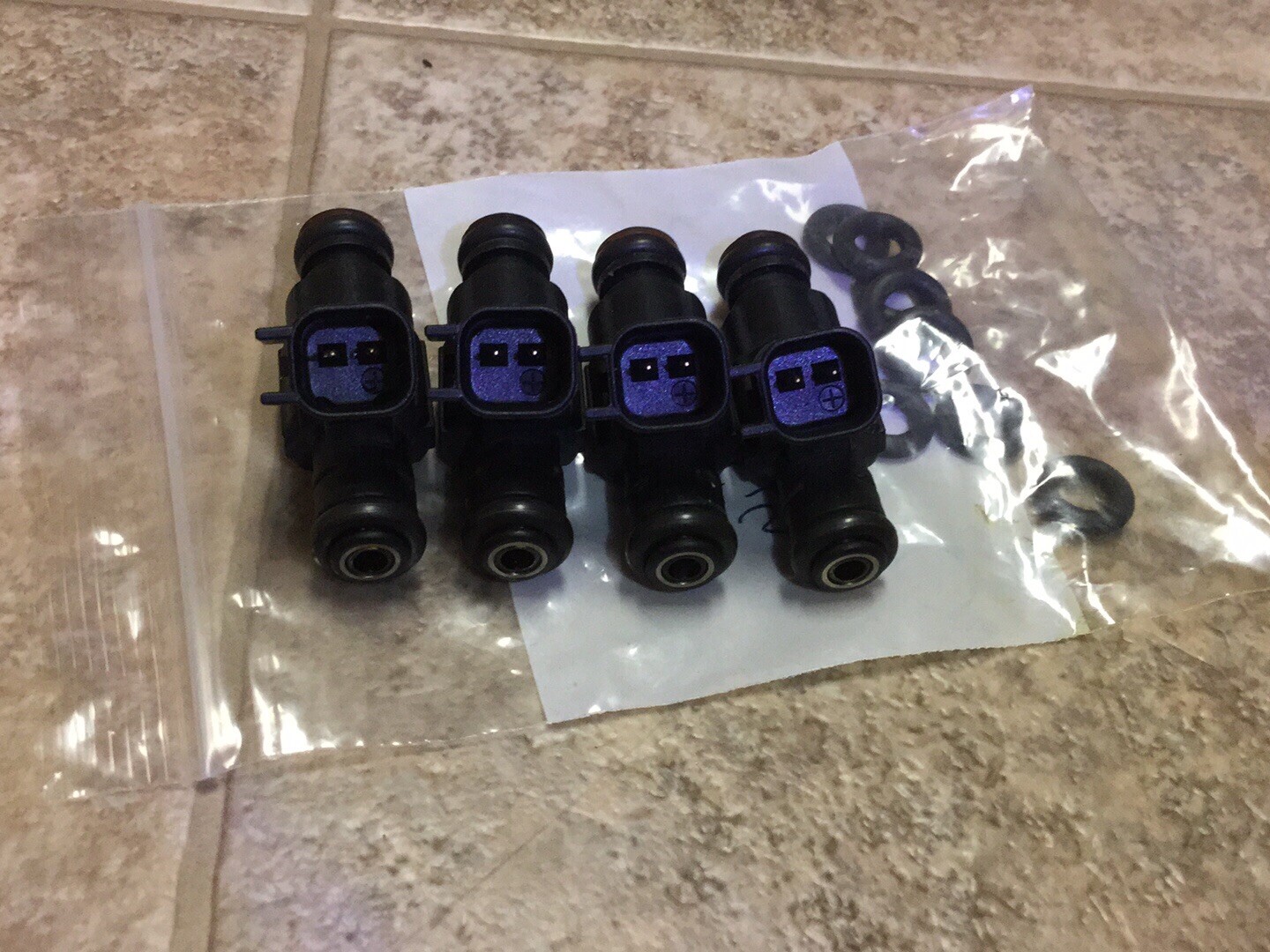 Fuel Injectors x 4 O.E.M Bosch 0280155991 for Mini Cooper R50 R52 02-06 ...