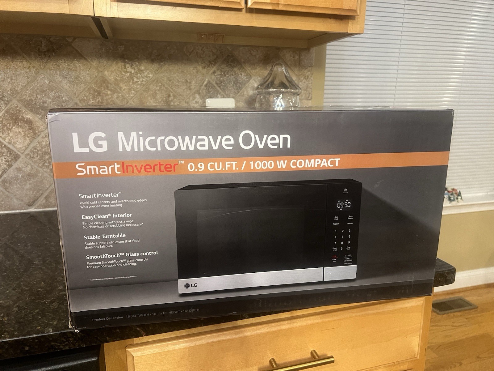 LG MVEM1825F 1.8 cu ft 47.60 lb Over-The-Range Microwave Oven Stainless ...