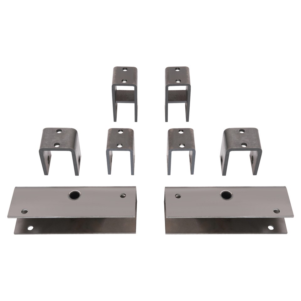 Steel Tandem Axle Slipper Spring Trailer Hanger Kit For 2" wide slipper ...