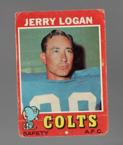 1971 Topps #134 Jerry Logan Baltimore Colts Good | eBay