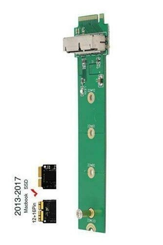 Apple MacBook Air Pro SSD to 12+16-Pins NGFF M.2 PCI-e Converter ...