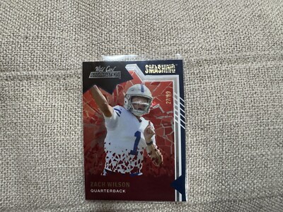 2021 Wild Card Alumination - Smashing Orange #SM-2 Zach Wilson (RC) /99 ...