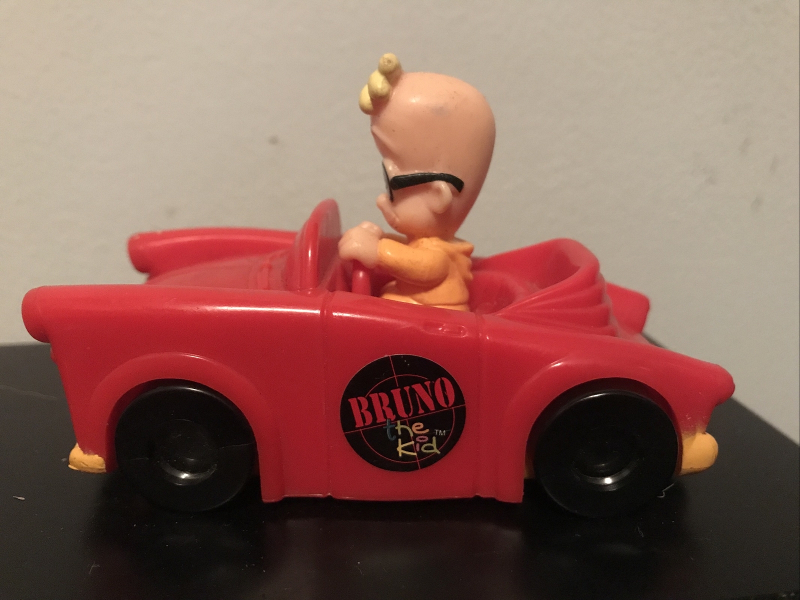 1997 Bruno the Kid Red in Car Binoculars Wendy's Kids Meal Toy Bruce ...